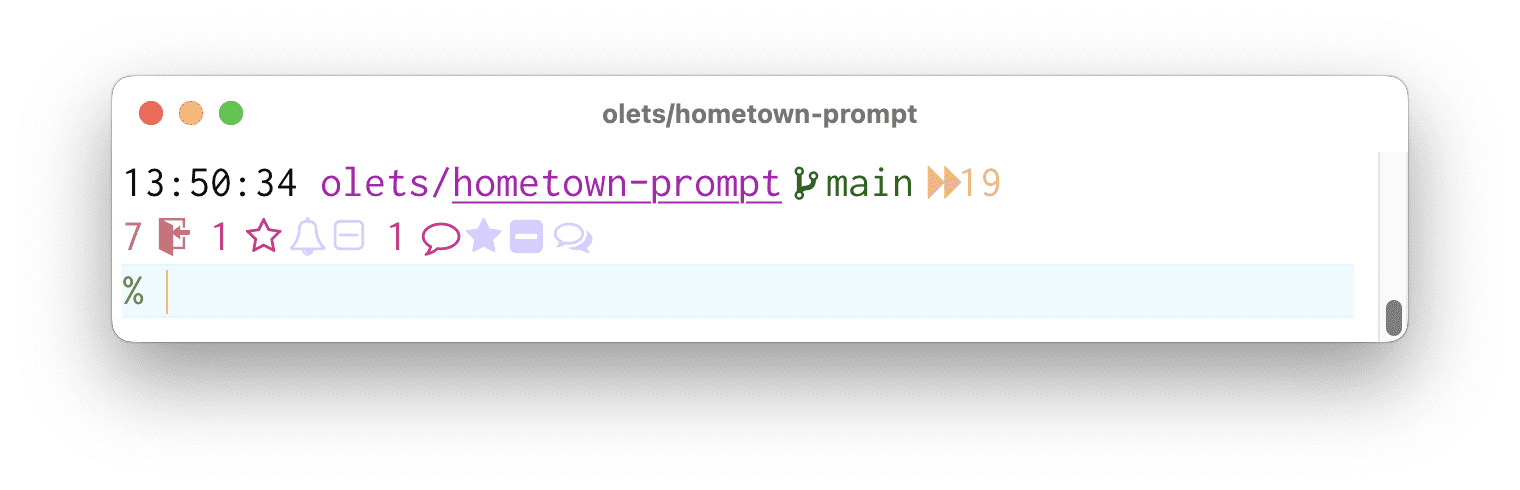 Hometown: A Dynamic, Highly Configurable Git-Focused Zsh Theme | olets.dev